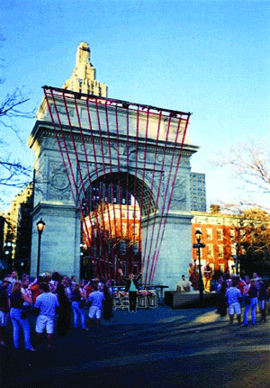 Arch would become giant harp in public-art project | amNewYork