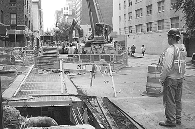 Block heaves sigh of relief as vent project nears end | amNewYork