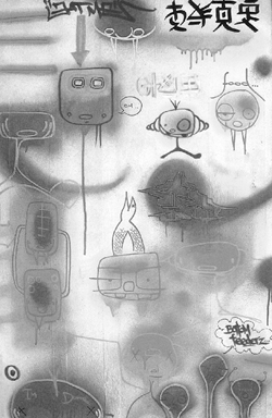 Graffiti artist Spaze Crafte One, ready for lift off – amNewYork