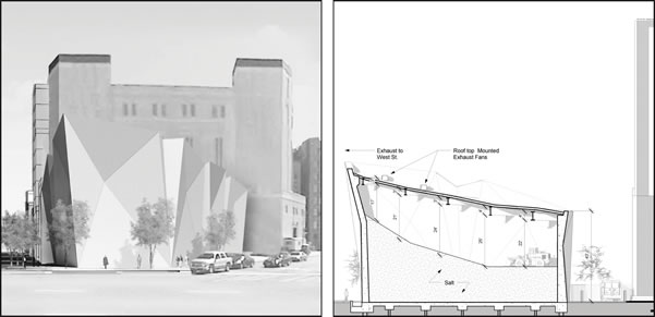 Spring St. salt shed design sports some real sparkle | amNewYork