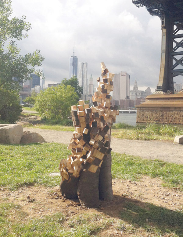 ‘Pixelated’ art piece is taking shape for Father Fagan Park | amNewYork