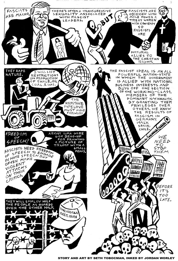 ‘Defining Fascism’: Radical cartoonist Seth Tobocman thumps Trump ...