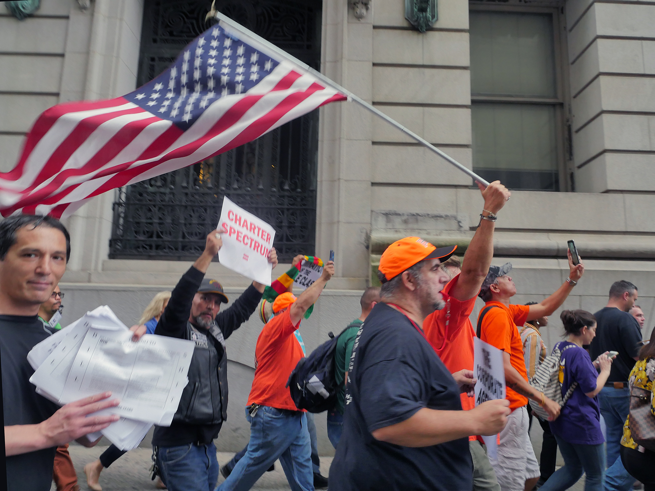 Union workers rally in Foley Square | amNewYork