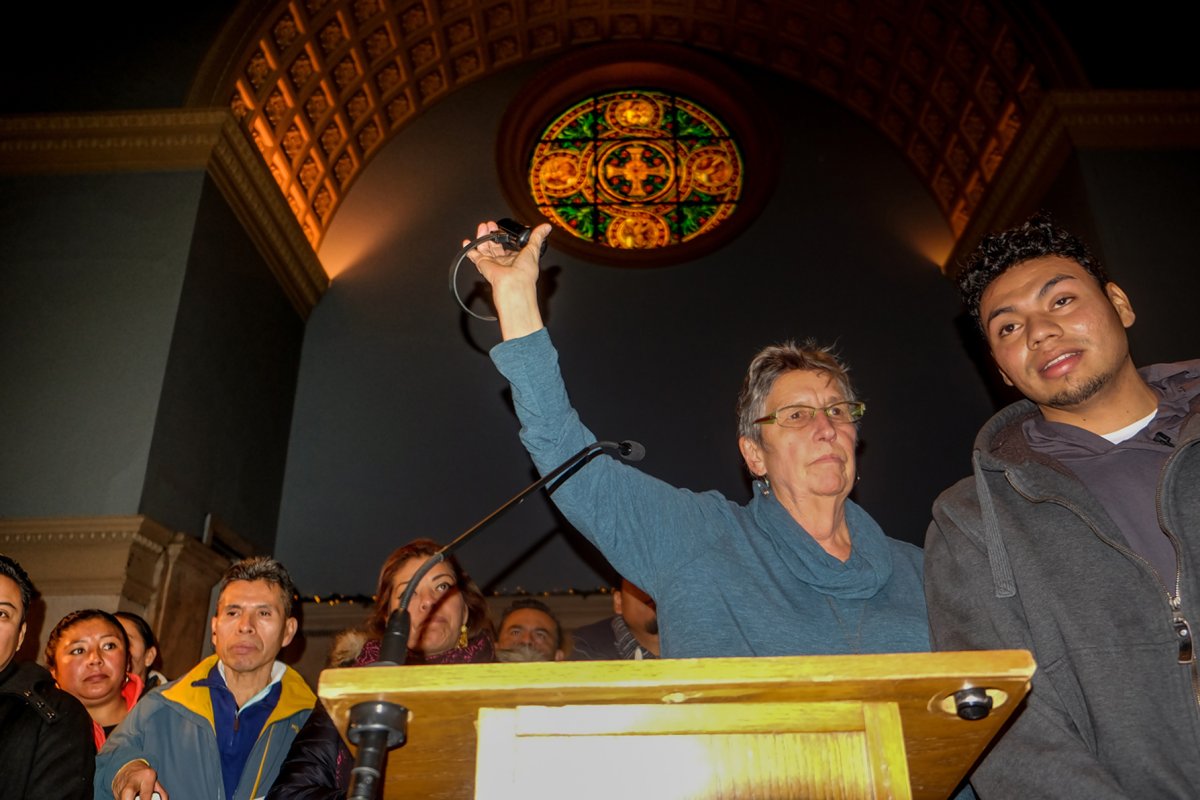 ‘I feel free!’ Immigrant unshackled at Judson Church Sunday service ...