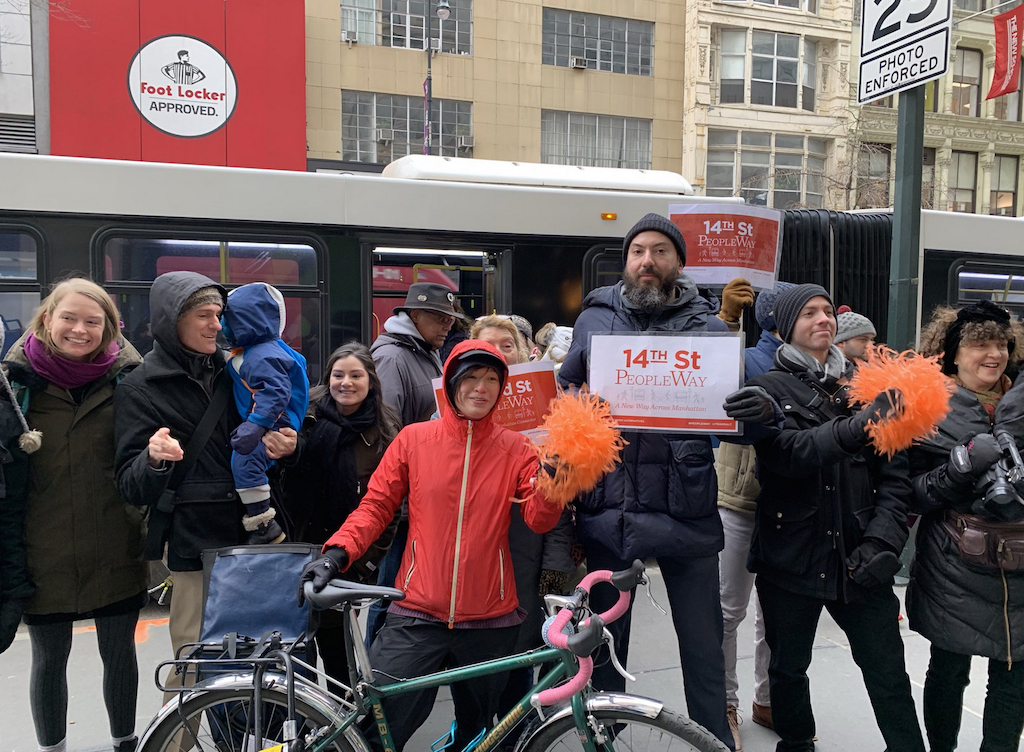 Peds race against M14 to show busway needed | amNewYork