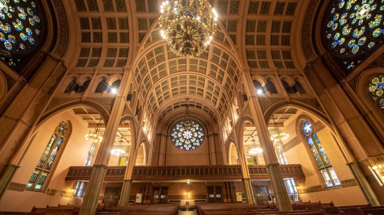 Historic Park Slope church christening restored sanctuary with free ...