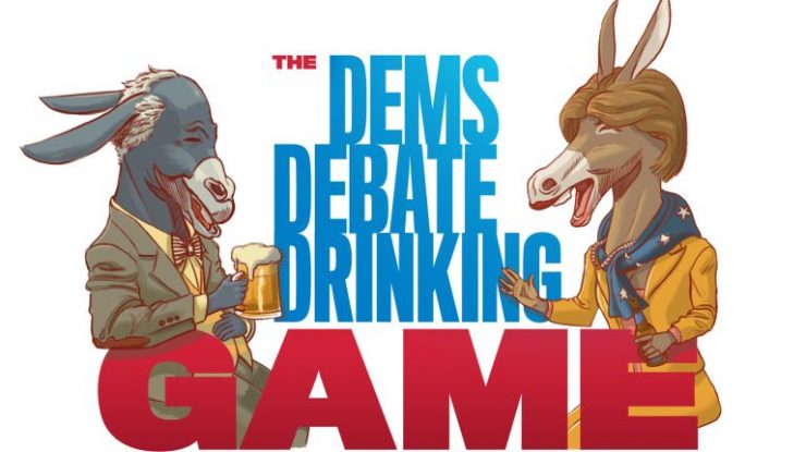 The Democratic presidential debate drinking game you didn’t know you ...