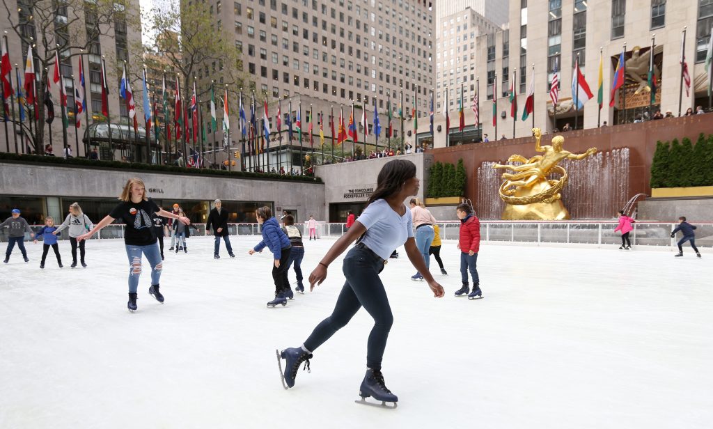 The Rink at Rockefeller Center opens with early morning skating | amNewYork