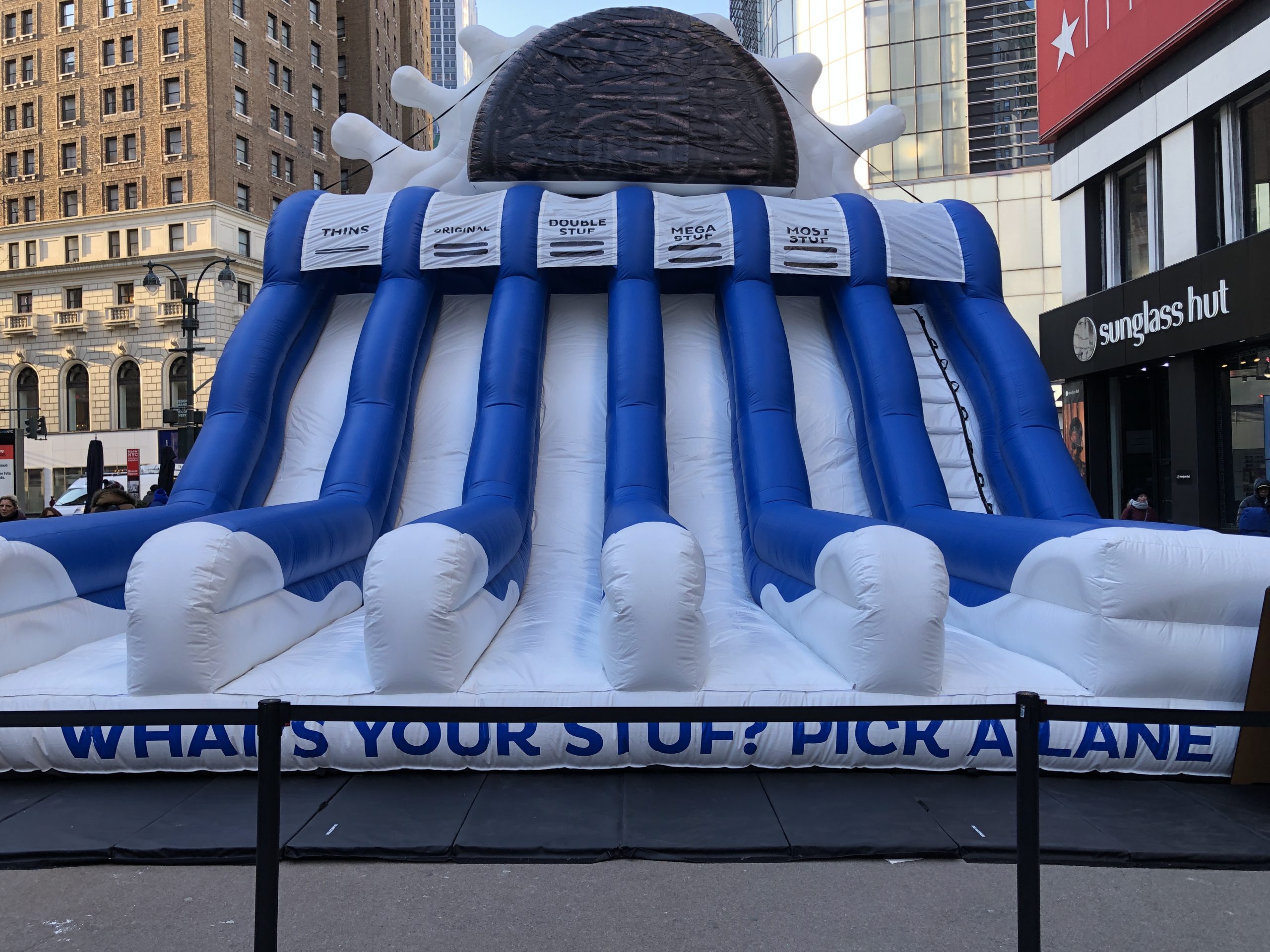 There’s a massive Oreo slide in Herald Square until 4 p.m. today ...