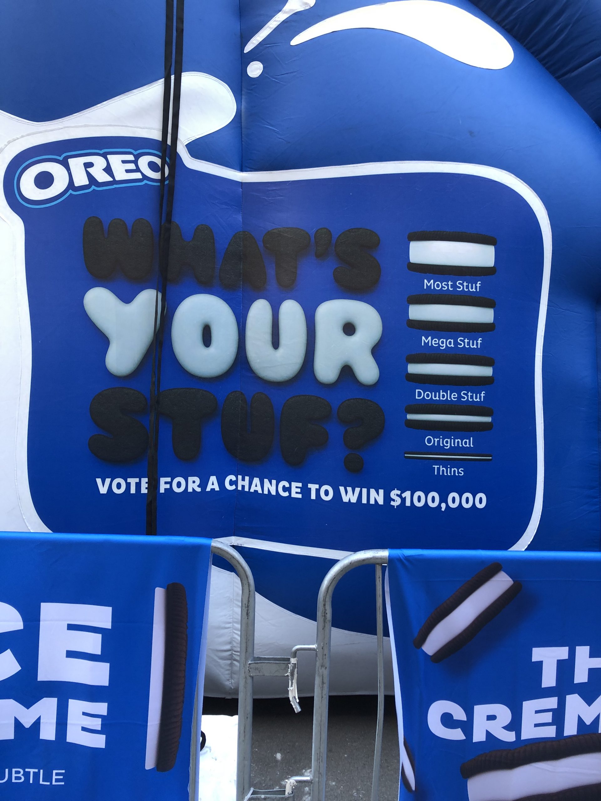 There’s a massive Oreo slide in Herald Square until 4 p.m. today ...