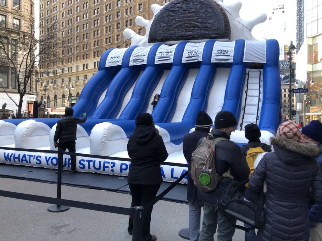 There’s a massive Oreo slide in Herald Square until 4 p.m. today ...