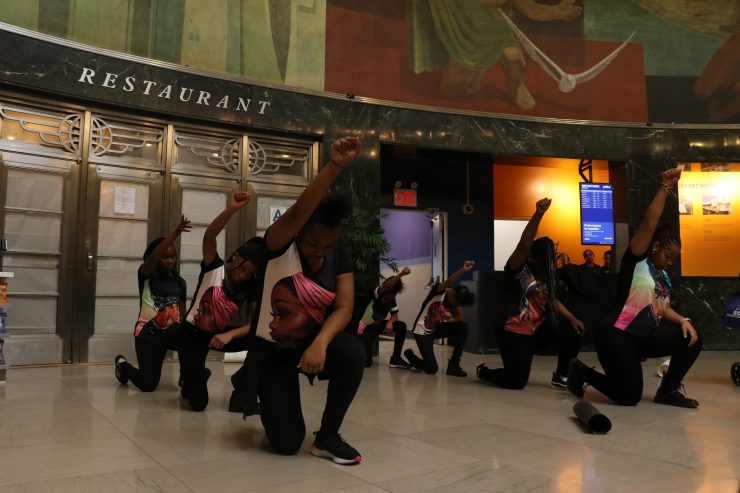 Middle schooler art on display at LaGuardia’s Marine Air Terminal for ...