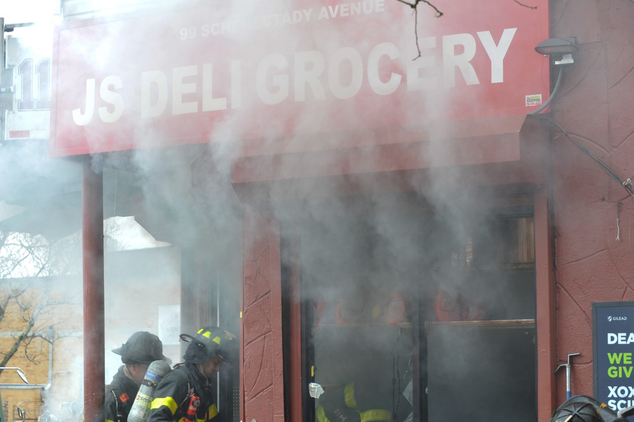 Two-alarm fire destroys Brooklyn grocery store and injures two people ...