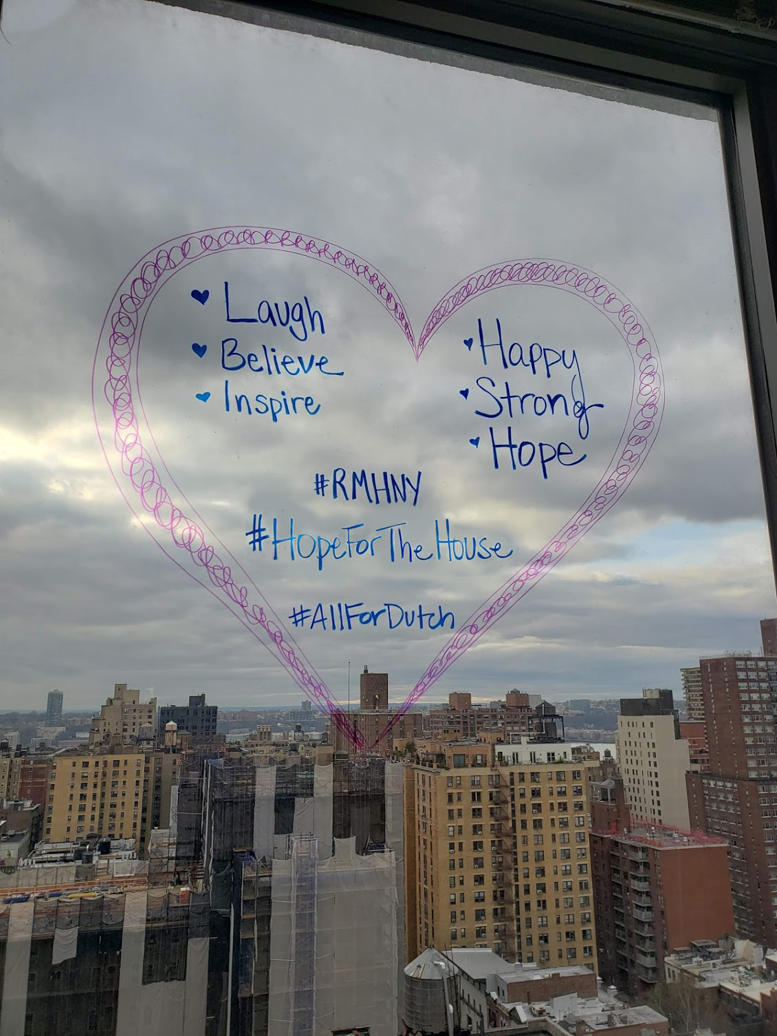 Window messages brings hope for Ronald McDonald House patients | amNewYork