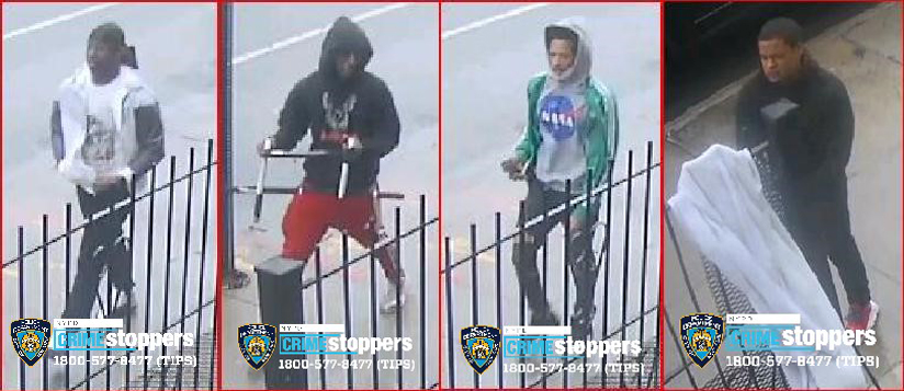 Four crooks sought for hitting man with exercise equipment and robbing ...