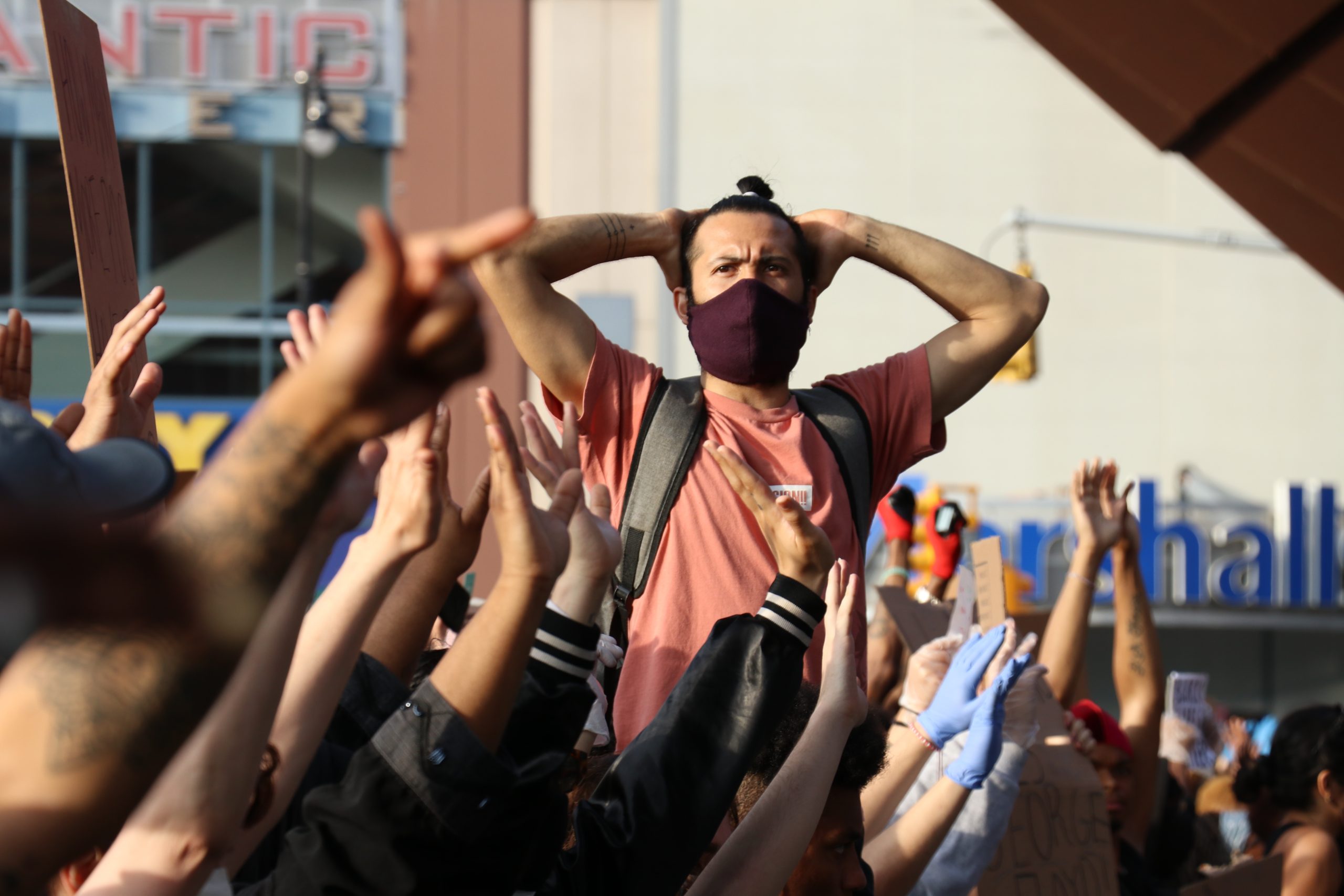 Mayhem in Brooklyn: Protests over George Floyd killing take a chaotic ...