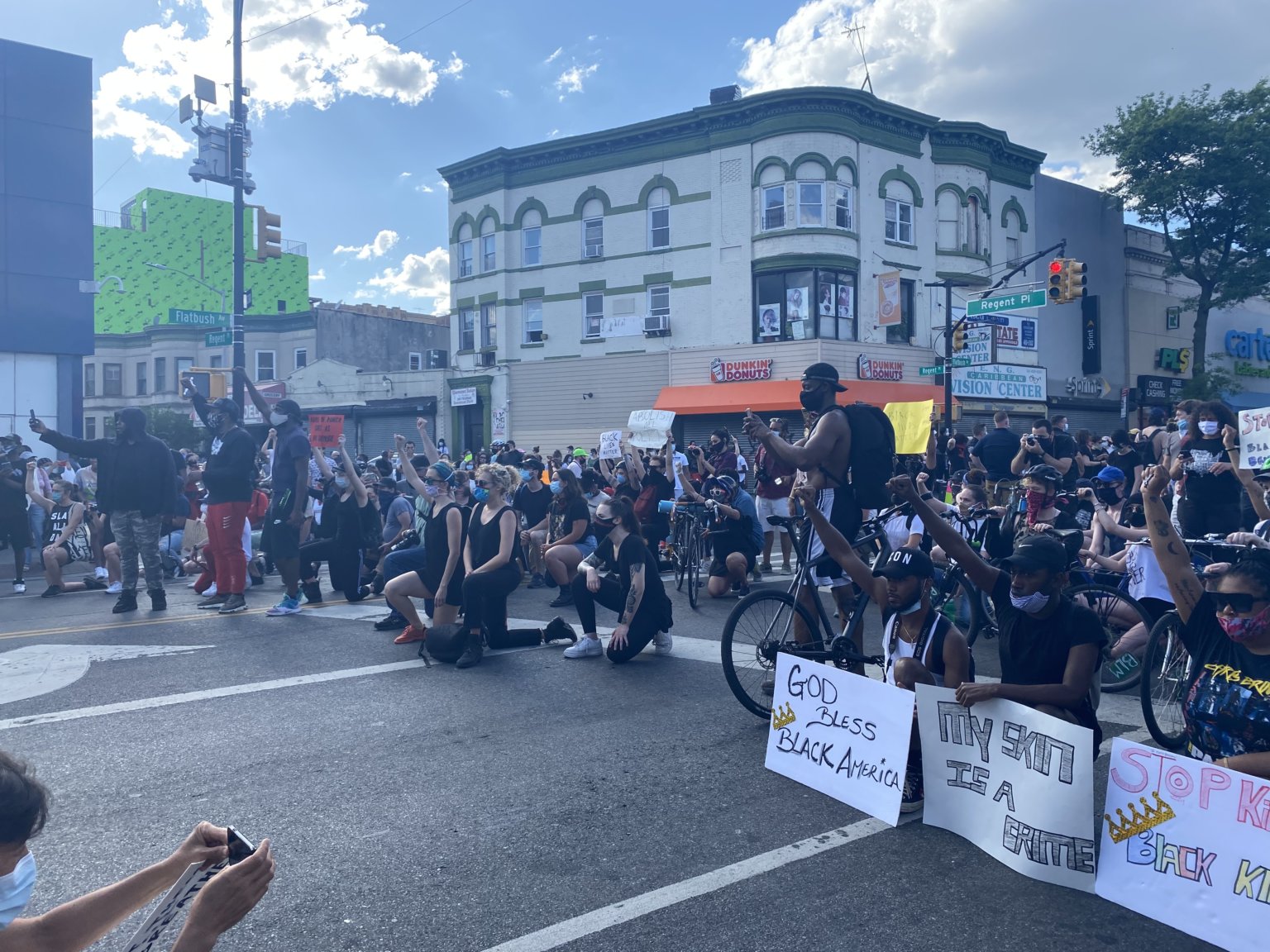 Brooklyn returns to the streets for George Floyd protests after wild ...