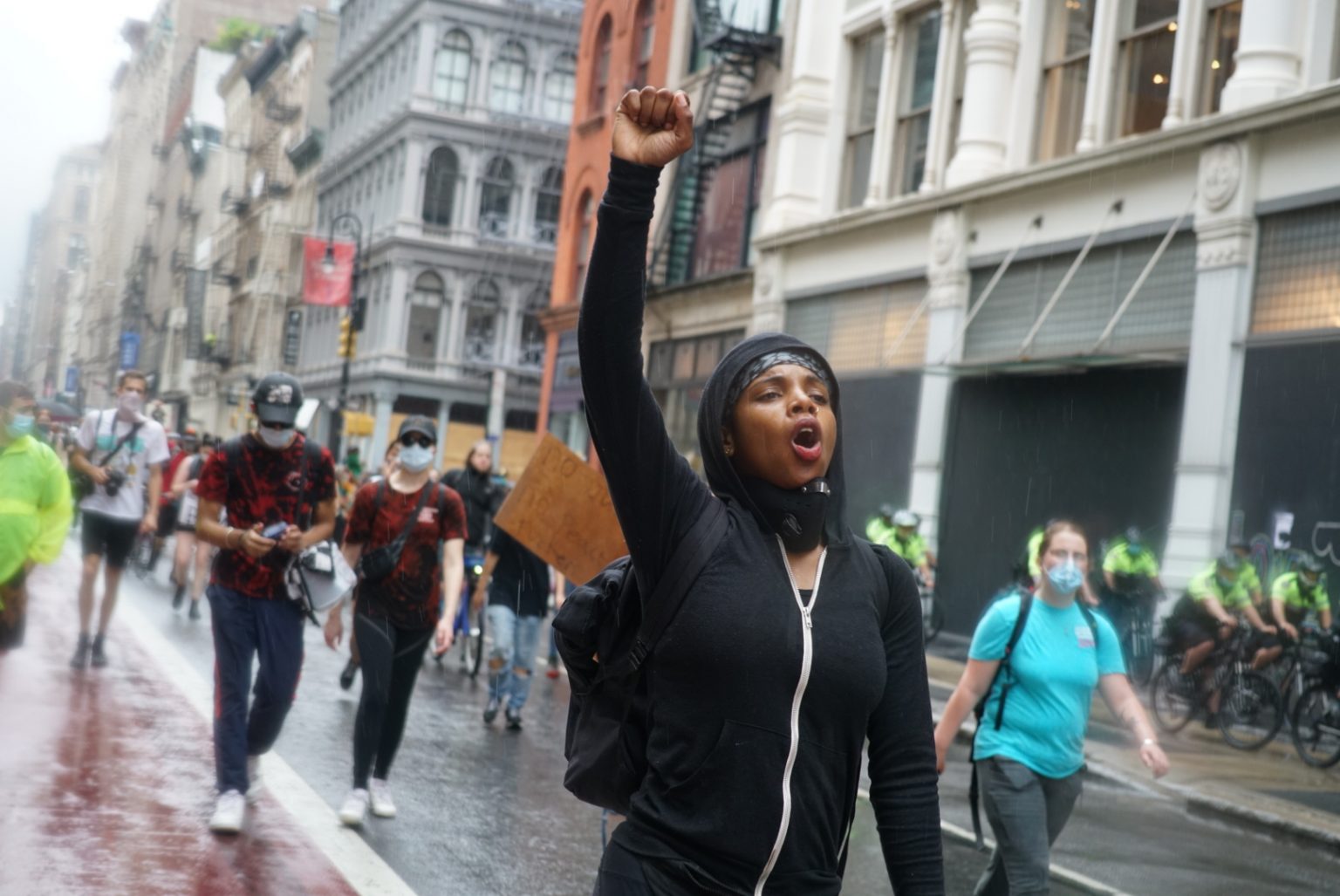 Protesters march towards Wall Street for another day of speaking out ...