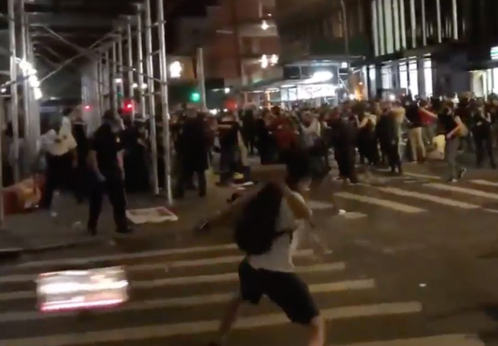 Pair sought for attacking two cops with stick and brick during East ...