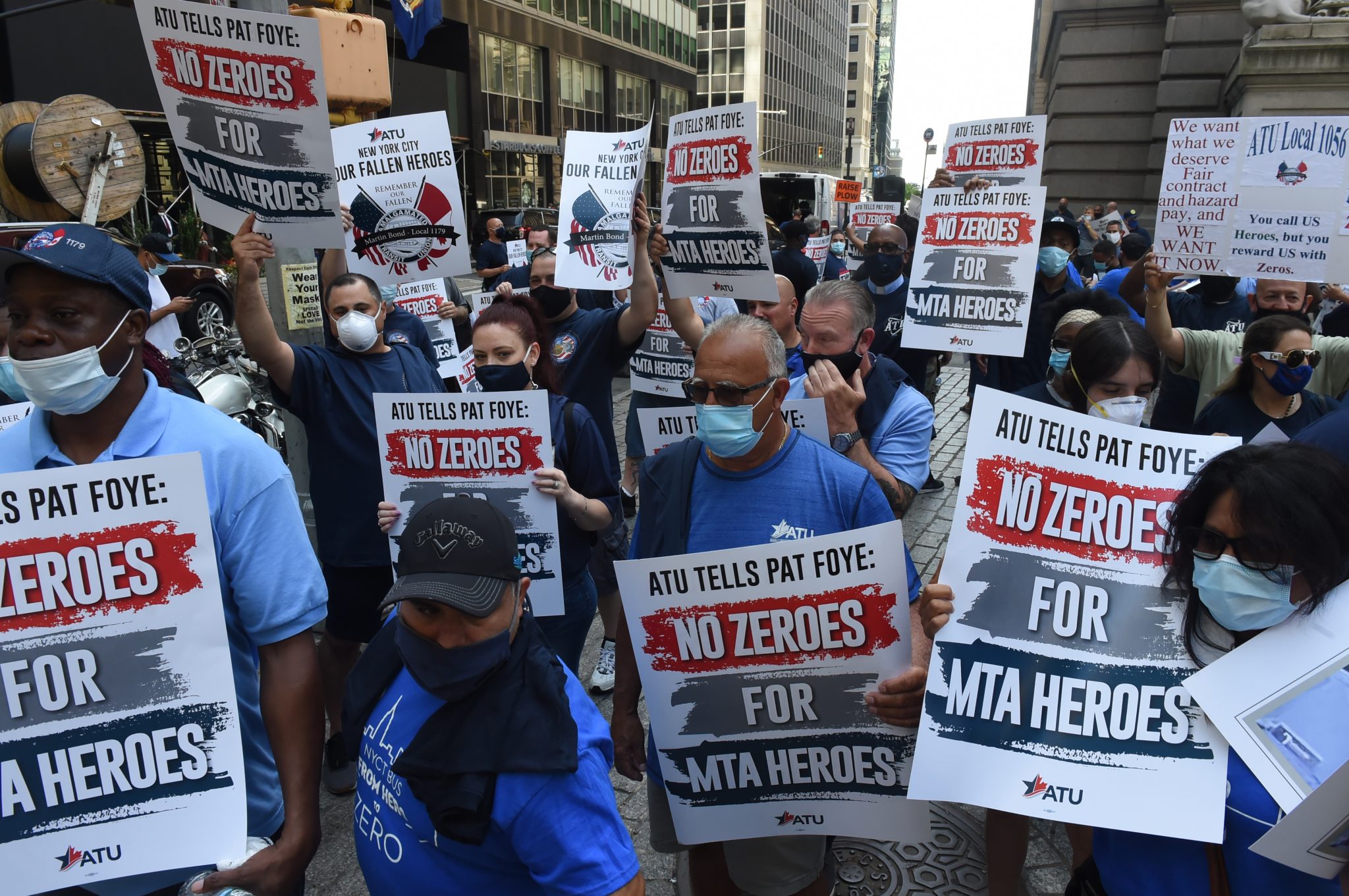 Local transit unions boost Amalgamated Transit Union in pay talks with ...