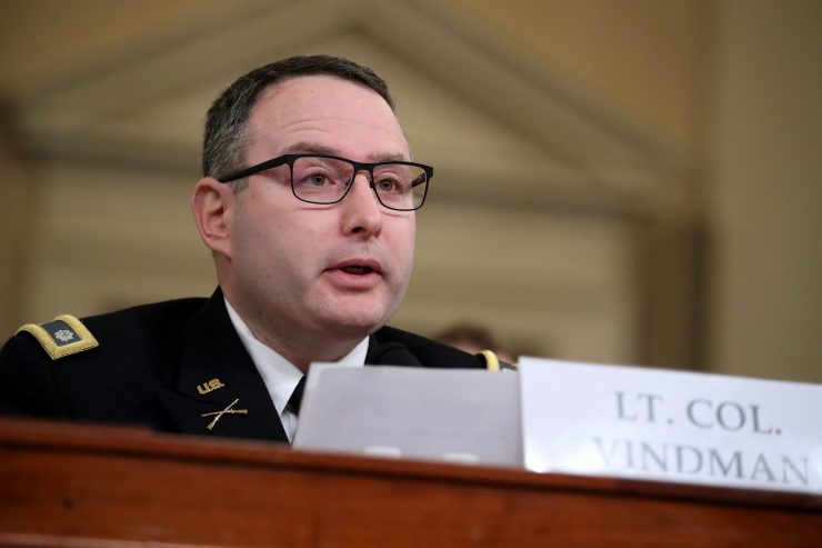 Lt. Col. Vindman retiring from Army, alleges ‘bullying’ by Trump ...