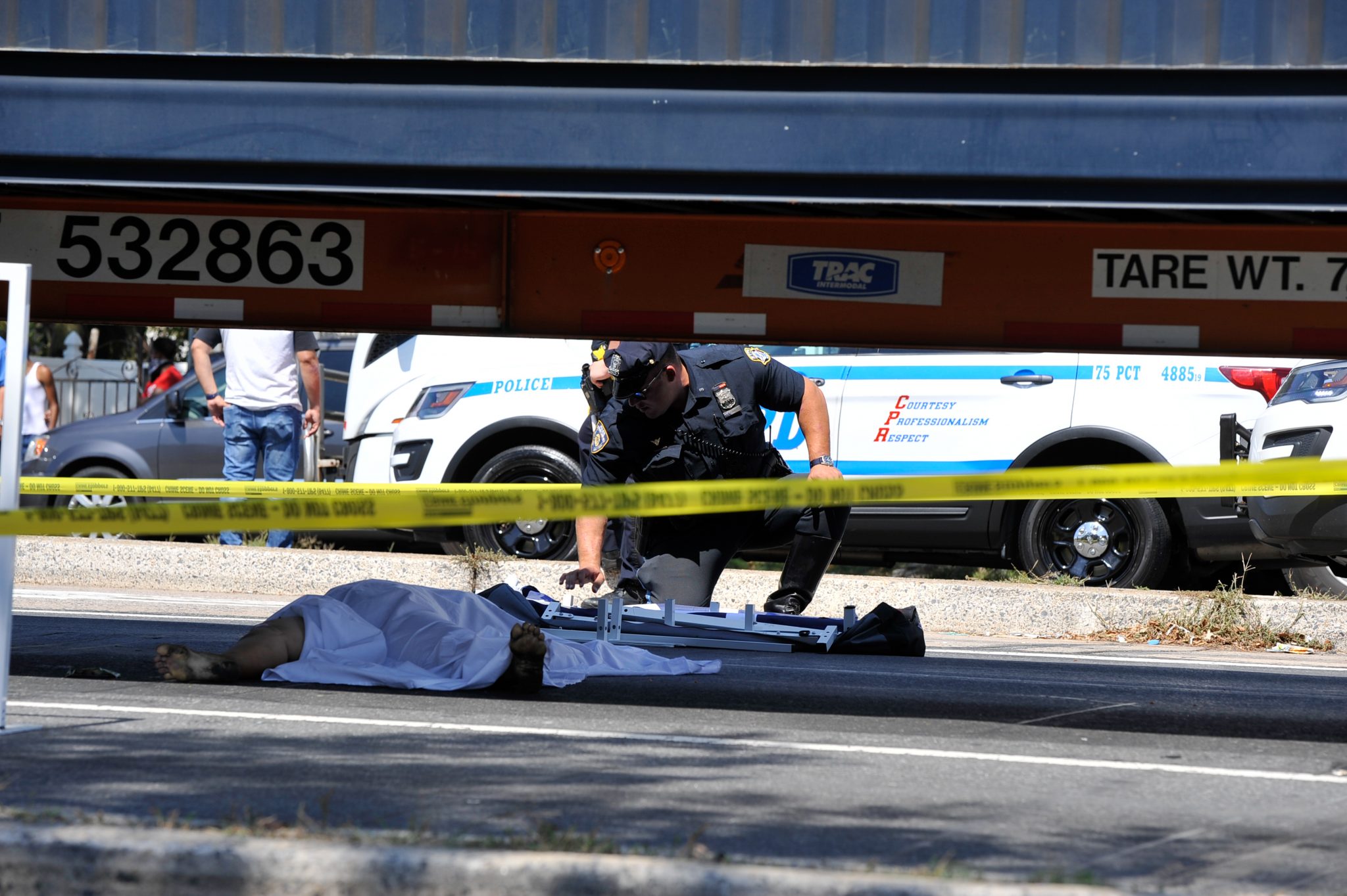 Horror On A Brooklyn Street As Tractor Trailer Driver Fatally Runs Over