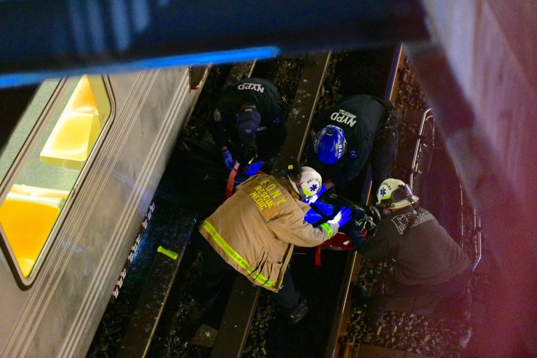 Subway train fatally strikes man on the tracks during evening rush in ...