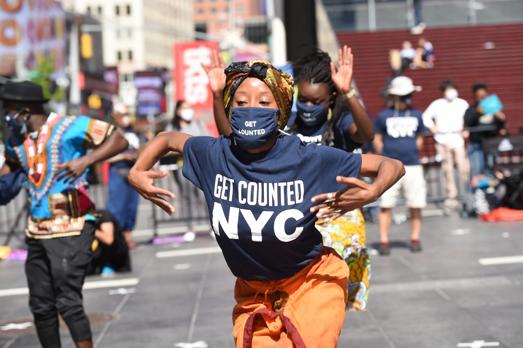 Flash mob’s Census sign-up dance in Times Square brings some fun back ...