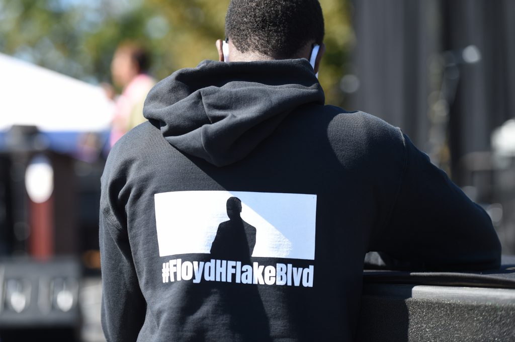 Hundreds come out for street renaming honoring longtime leader Floyd ...