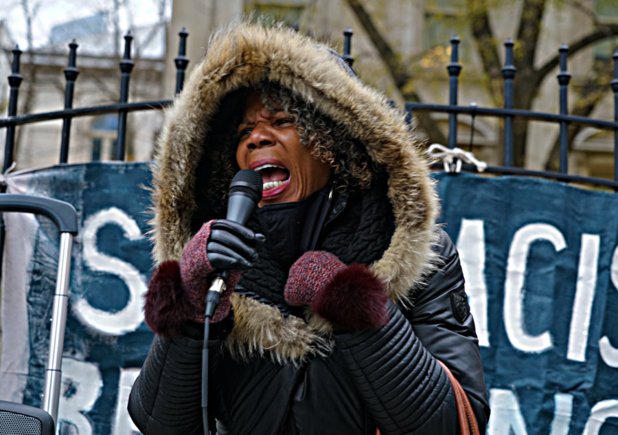 City Hall rally urges New York to rethink rezoning plans and stop mega ...