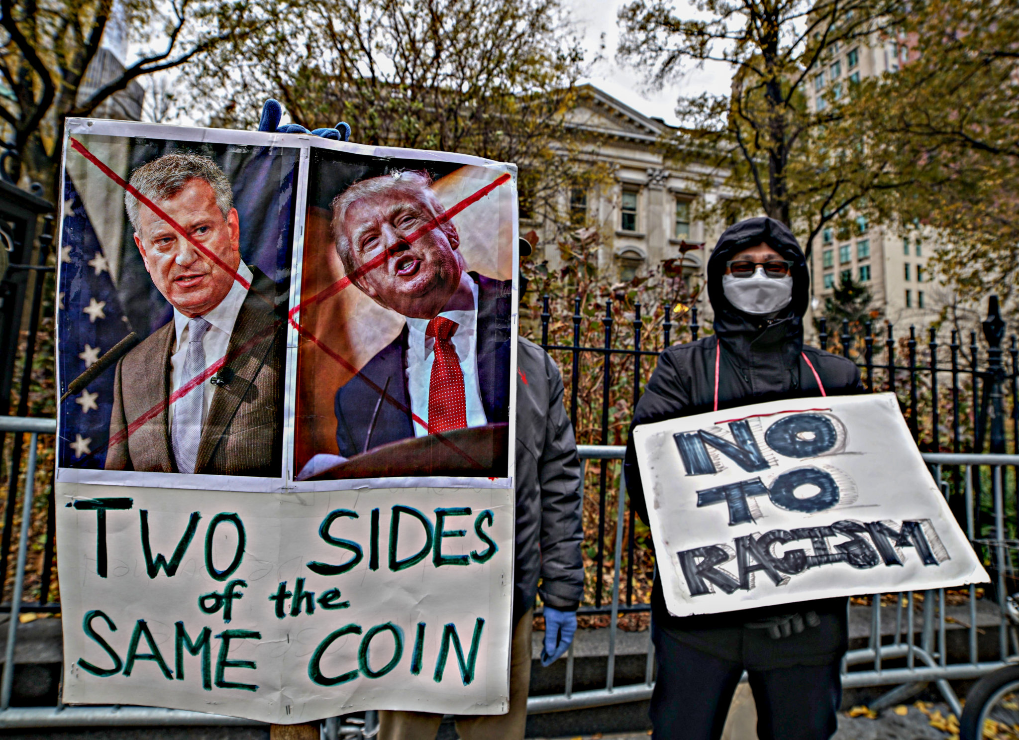 City Hall rally urges New York to rethink rezoning plans and stop mega ...