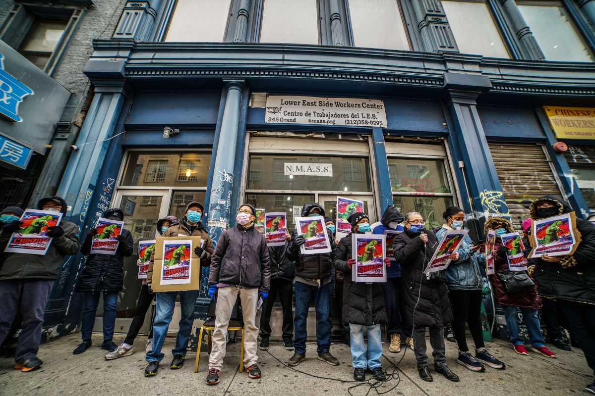 Lower East Side protesters say anti-pol poster not offensive, take aim ...