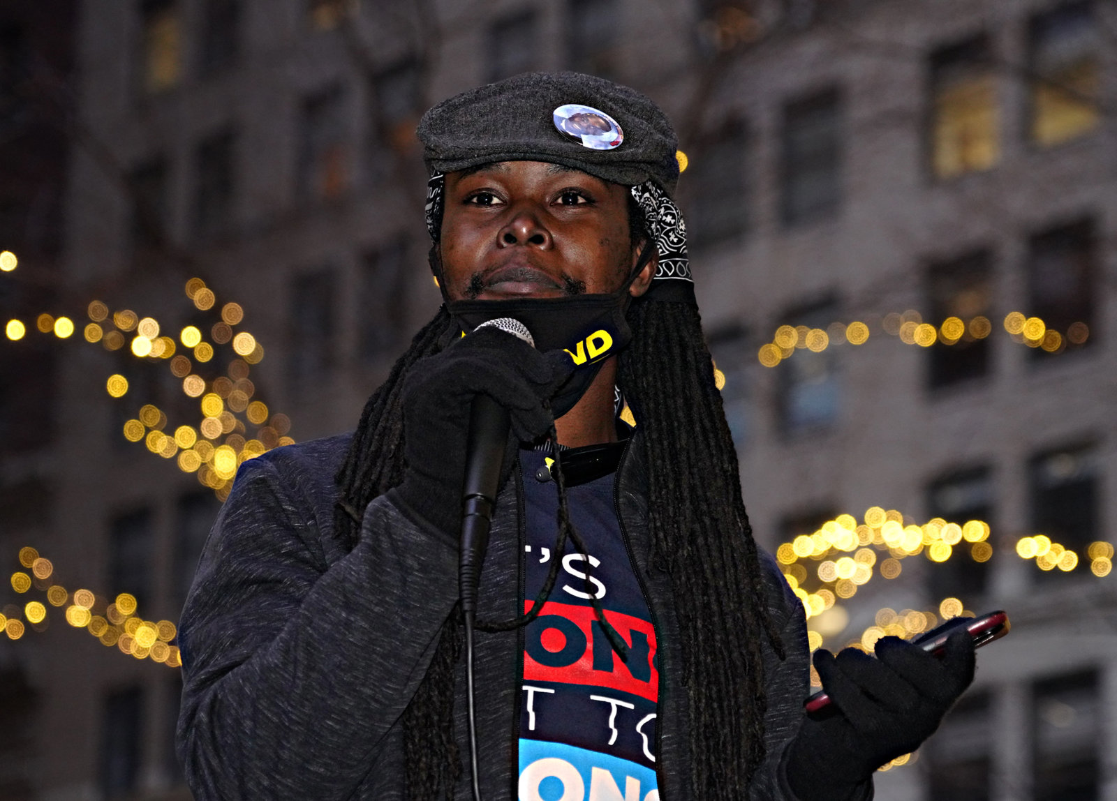 Far-left protesters in Lower Manhattan march on, claim little ...