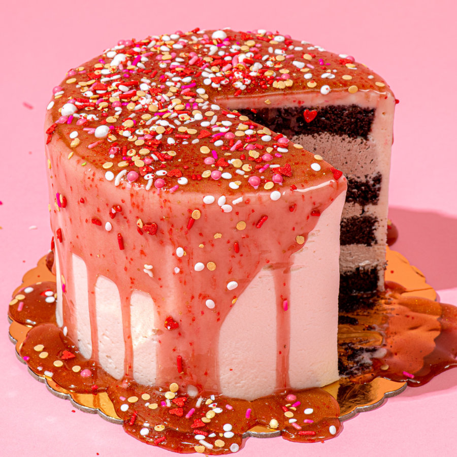 Spill your heart out with festive Valentine’s Day cake from NYC-based ...