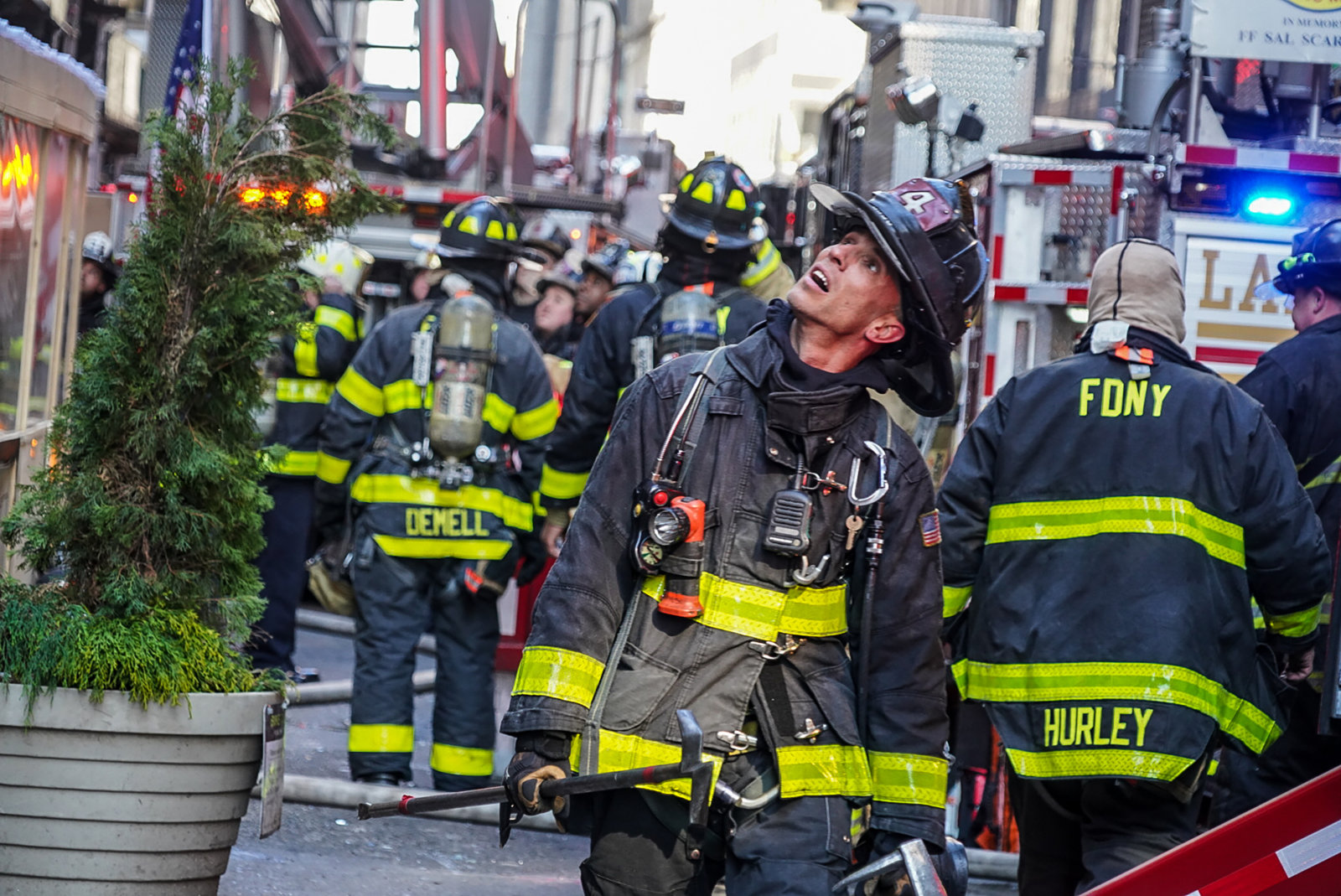 Three firefighters sustain minor injuries during battle with 2-alarm ...