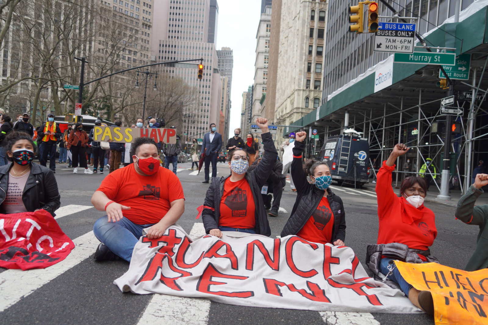 Foley Square protest for rent relief ends with more than a dozen cuffed ...