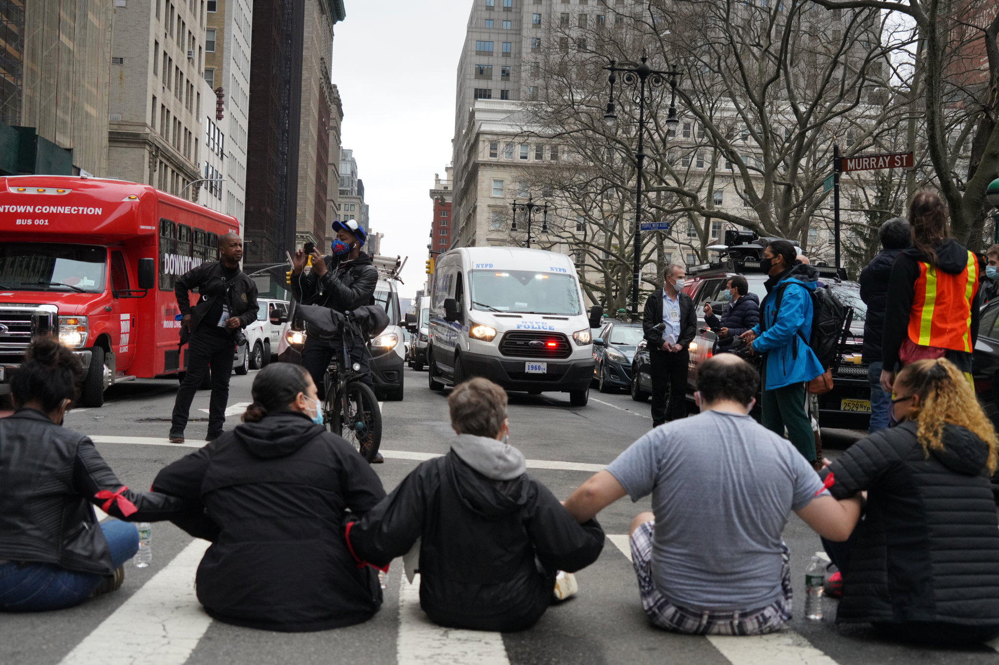 Foley Square protest for rent relief ends with more than a dozen cuffed ...