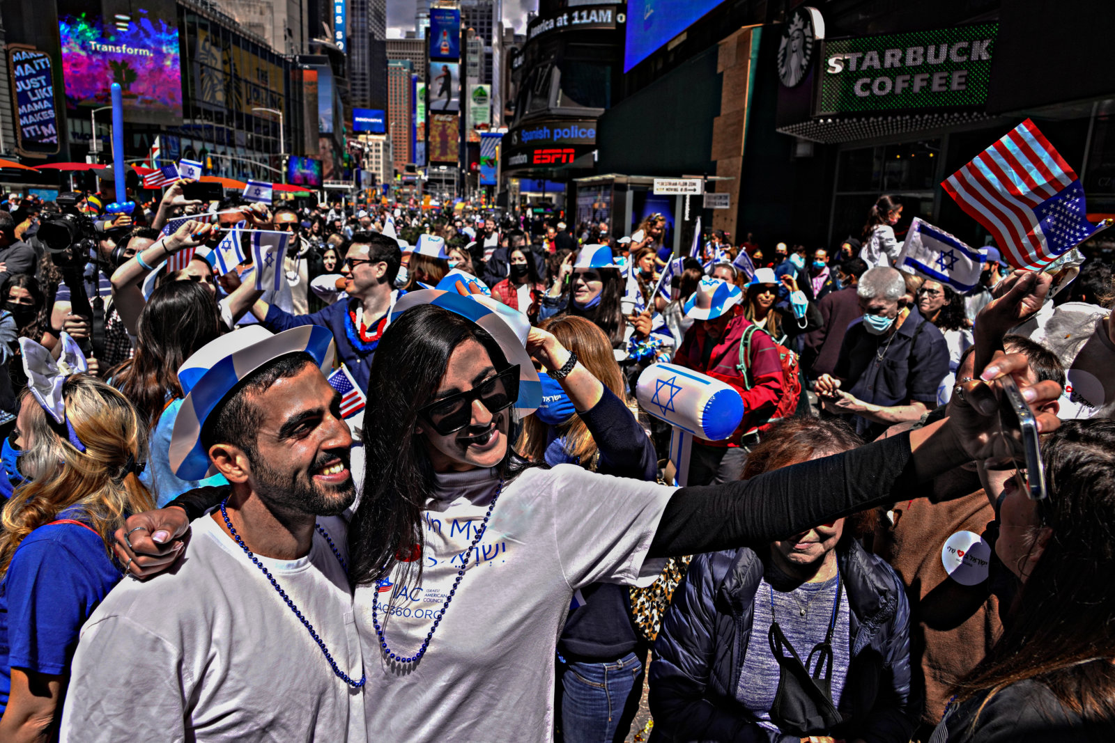 See it: Mass party in Times Square celebrates Israel’s 73rd ...