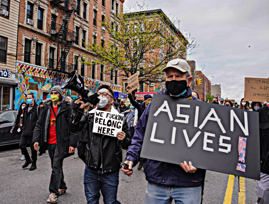 Marching in solidarity: hundreds take to the streets to protest anti ...