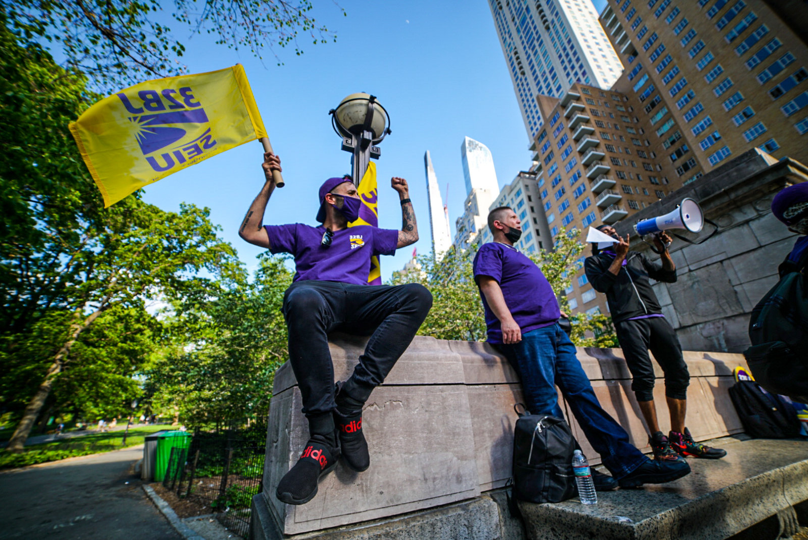 Homeless security officers send out an SOS at Columbus Circle over bad ...