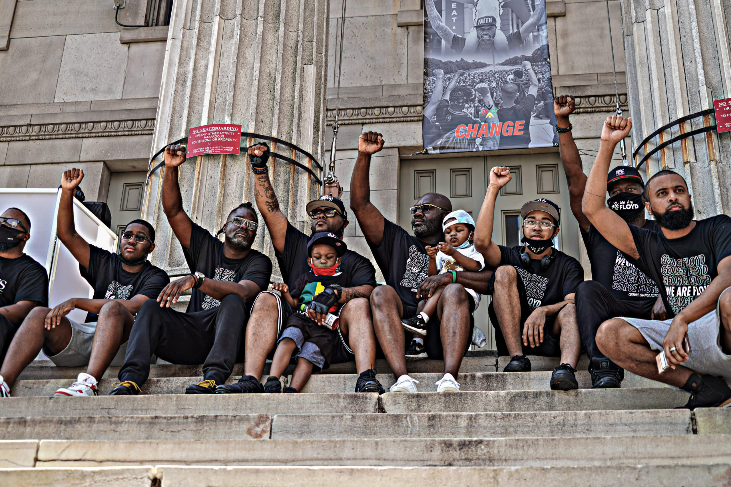 ‘We are Floyd’: A Brooklyn memorial one year after George Floyd’s ...