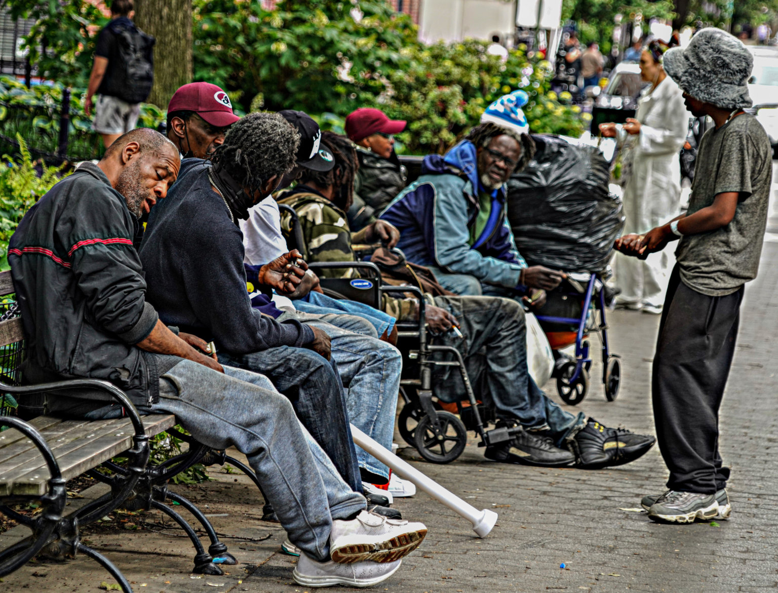 Life goes on at Washington Square Park as residents aren’t scared away ...