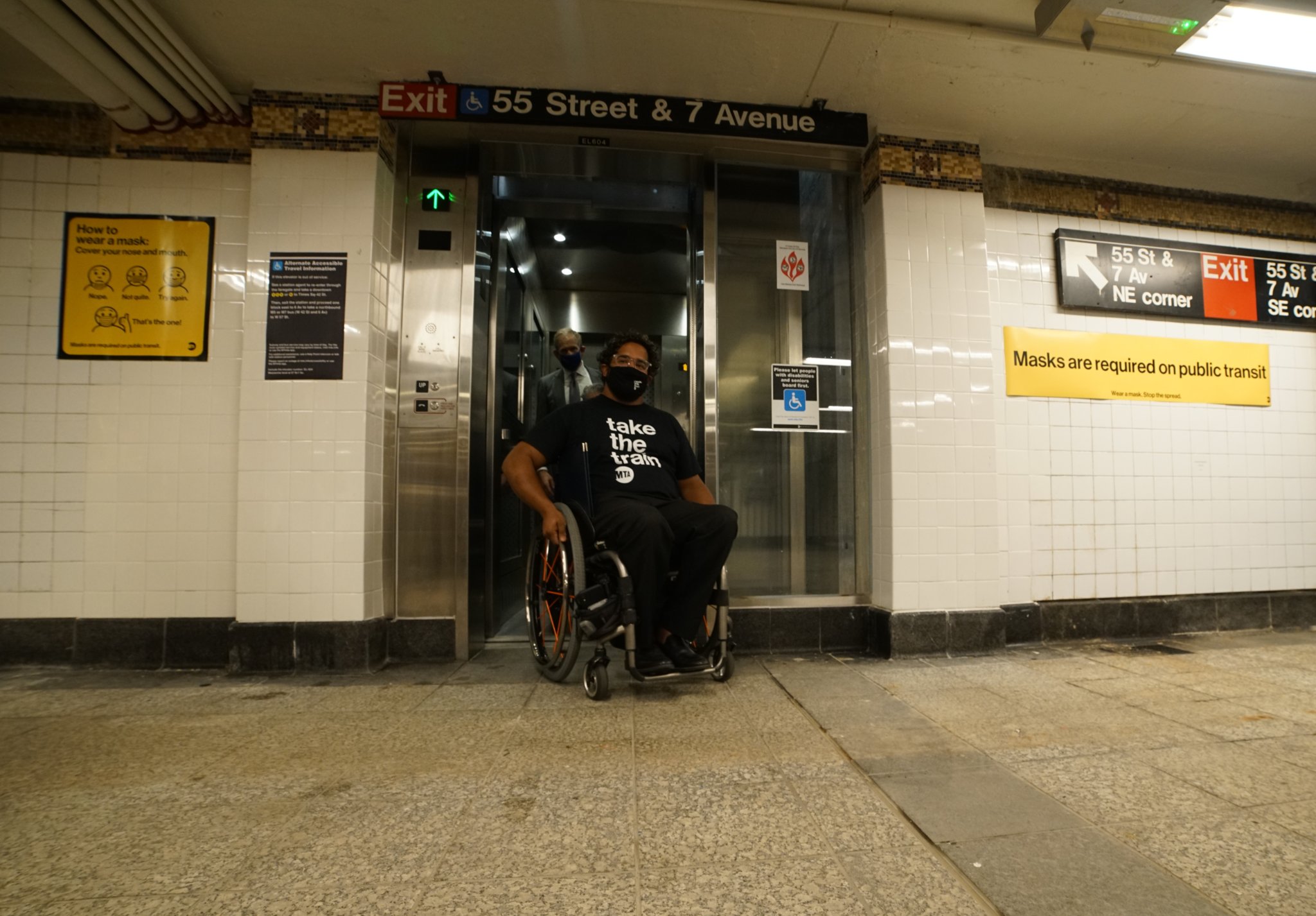 Ready to ride: MTA, advocates celebrate newest elevator in Midtown ...