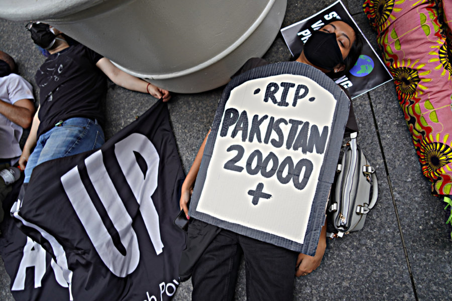 Free the vaccine: Protesters rally outside of Pfizer World Headquarters ...