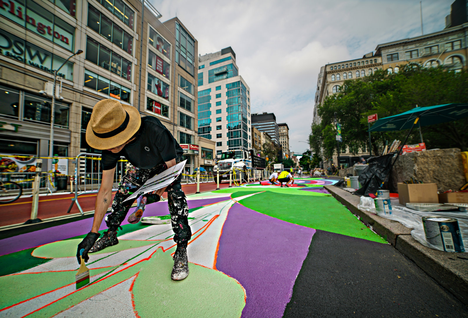 Collective vision: Union Square’s pedestrian walkway gets mural ...