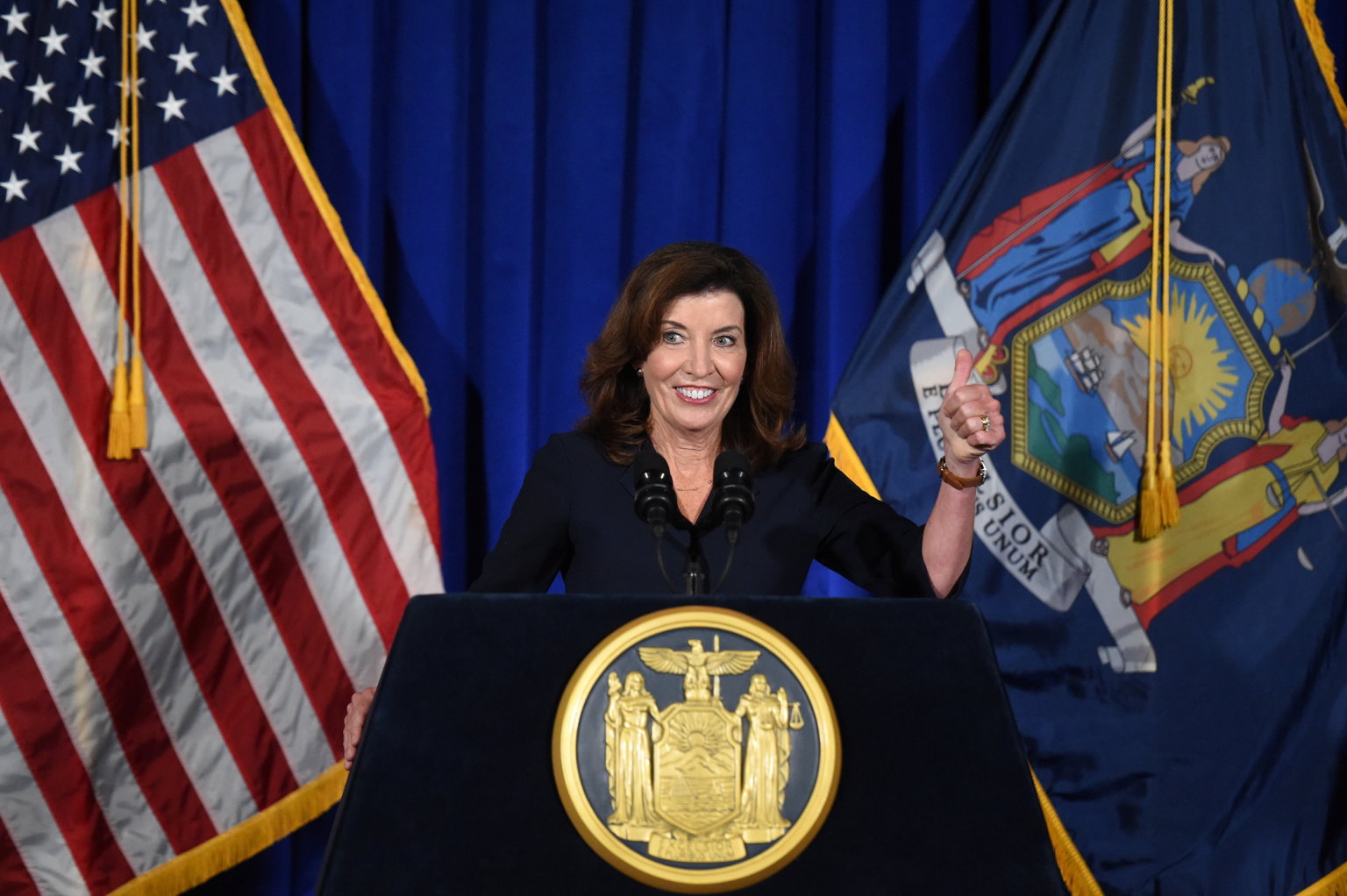 Lt. Governor Hochul vows to clean house, move state forward as governor ...