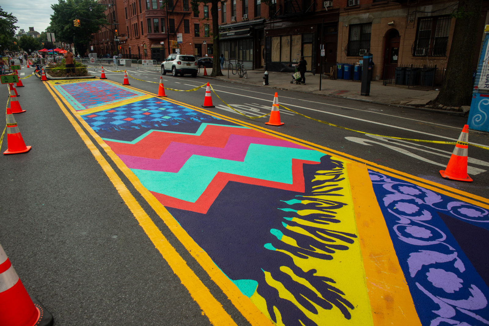 Brooklyn’s popular Vanderbilt Avenue Open Street gets colorful mural ...
