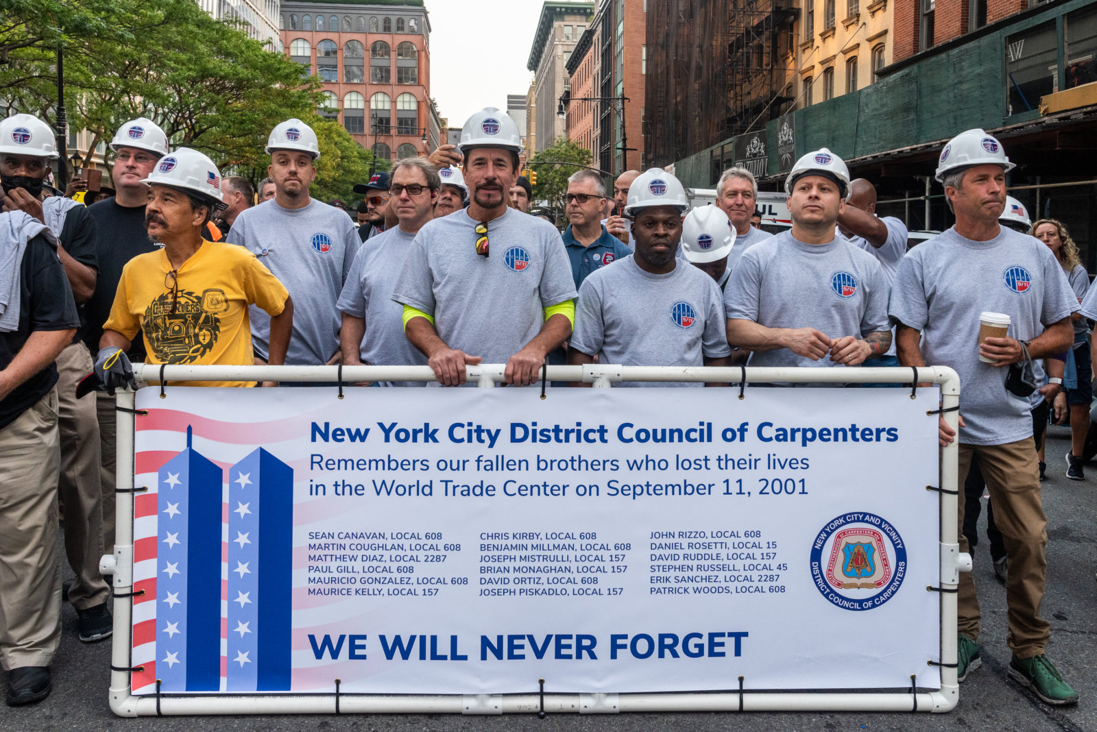 A march with HEART: Unions honor workers who toiled during 9/11 ...