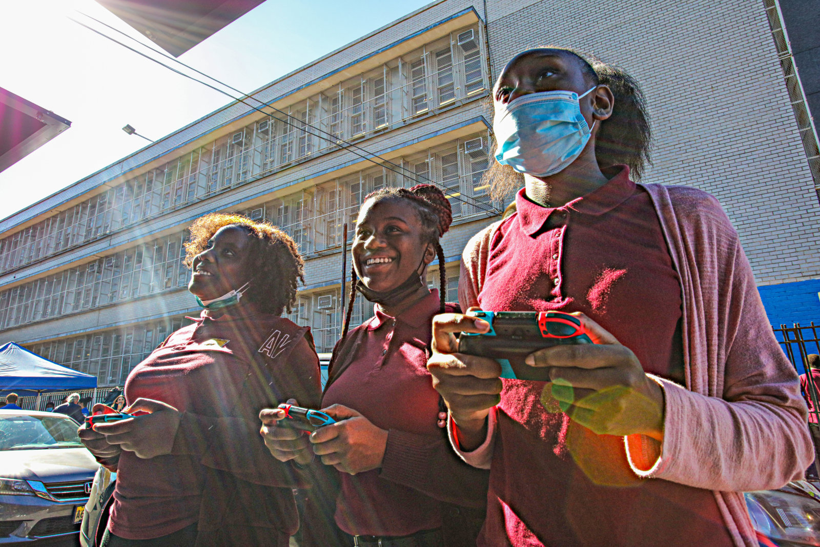 Party time with the NYPD: Brooklyn kids enjoy video game fun with the ...