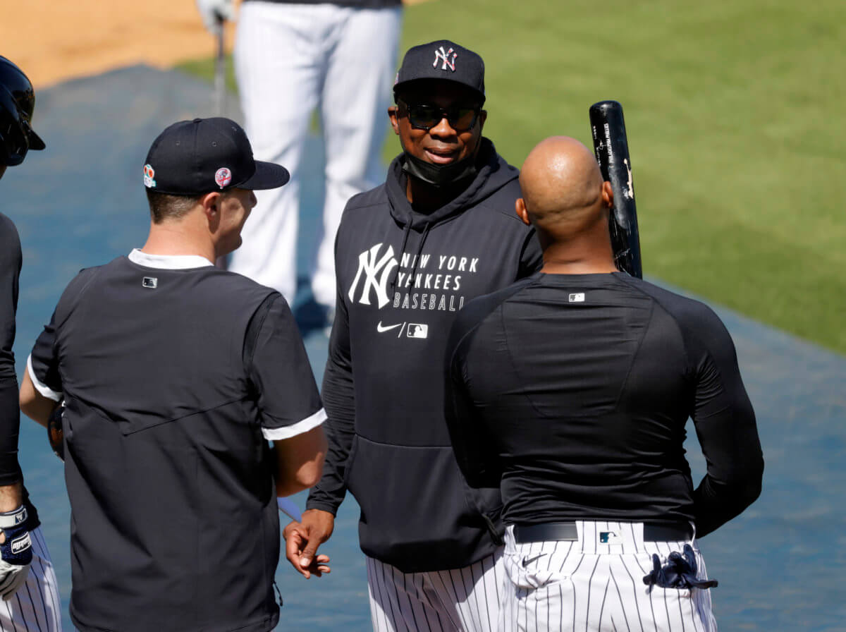 Yankees moving on from hitting coach Marcus Thames, third-base coach ...